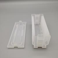 China Rectangular Silicon Wafer Box 25PCS Press Type Recyclable Use With Bottom And Lid for sale