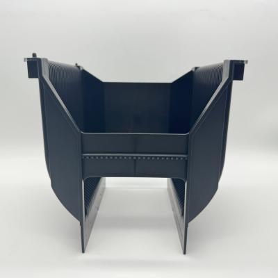 China 8 Zoll Ultra Clean Wafer Cassette Box mit 25 Kapazität in Schwarz ESD Schutzmaterial zu verkaufen