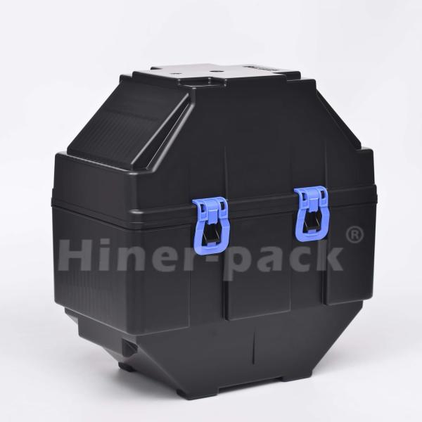 For 25PCS 12 Inch Wafer Flex Frame Shipper Conductive PP Black Wafer Storage Box