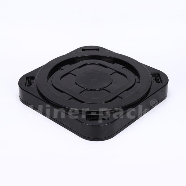 Horizontal 300mm Wafer Carrier Canisters Box Conductive Black PP Material