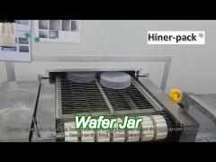 Transport Horizontal Wafer Carrier With Top And Bottom Cover 8 Inch PP Material Wafer Jar