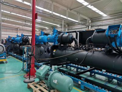 Cina refrigeratore raffreddato ad acqua della vite sommerso refrigerante di 380V R134A in vendita
