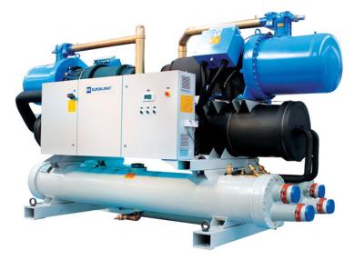 Cina Refrigeratore raffreddato ad acqua 3770x1200x1490 della vite della metropolitana di Shell di controllo di PID di alta efficienza in vendita