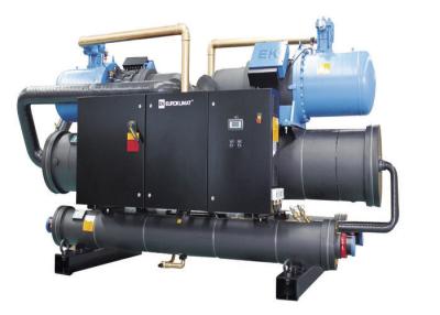 Cina Refrigeratore raffreddato ad acqua 3770x1200x1490 della vite della metropolitana di Shell di controllo di PID di alta efficienza in vendita