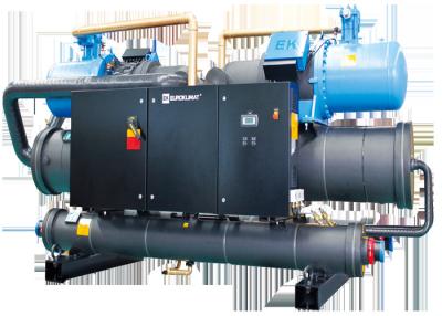 Cina Refrigeratore raffreddato ad acqua 3770x1200x1490 della vite della metropolitana di Shell di controllo di PID di alta efficienza in vendita