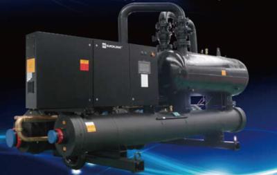 China R134a Flooded Screw Compressor Water Source Heat Pump System With Smart Control for sale
