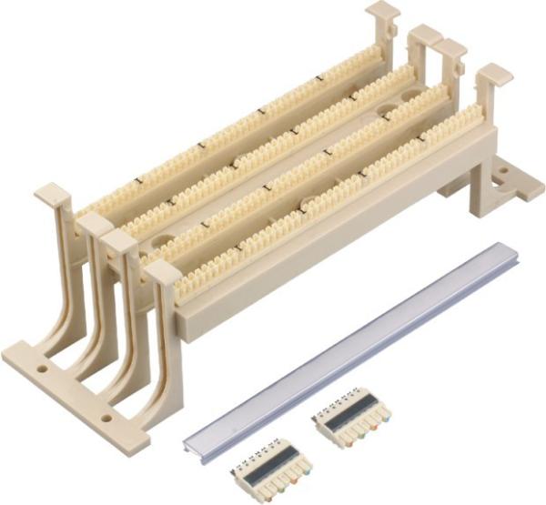 Quality Cat5E 110 Punch Down Block Wiring Block Wall Mount With Legs , Ivory Color YH5031 for sale