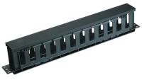 Quality 19 Inch 1u Network Cable Management Rack Mount Thickening AMP Type With Metal for sale