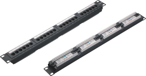 Quality UTP Network Patch Panel 24 Port Cat6 Patch Panels for LAN Cabling Network YH4010 for sale