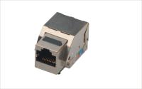 China Blank Patch Panel Telecommunication Module Cat5e Keystone Jack RJ45 STP for sale