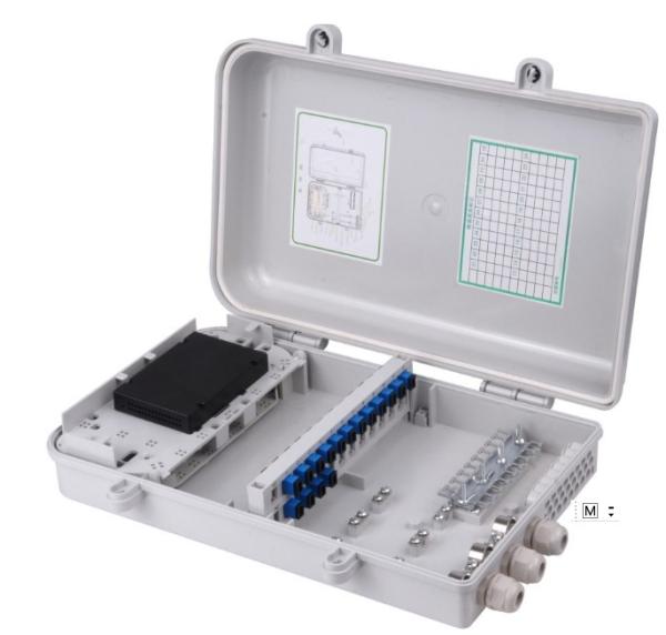 Quality Uniform Color Fiber Optic Distribution Cabinet High Density Strong Protection YH3029 for sale