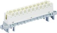 Quality High Band Strip CAT5E Krone Module 10 Pair Terminal Block Back / Profile Mount for sale