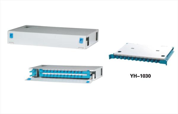 Quality 24 Pore Fiber Optic Distribution Panel Termination Frame With Vandal Resistant Function YH1018 for sale