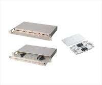 Quality Rack Mount Fiber Optic Patch Panel 24 Core Cold Rolled Steel Material Yh1004 for sale