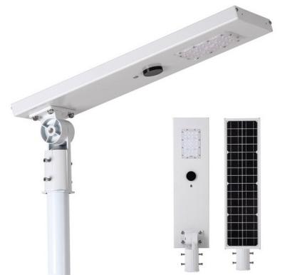China Integrated Solar Powered Led Garden Lights 20w Super Bright Lithium Battery for sale