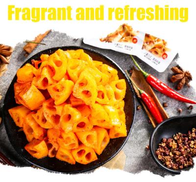 China Tasty vegetarian food lotus root block Vacuum package for one bag for sale