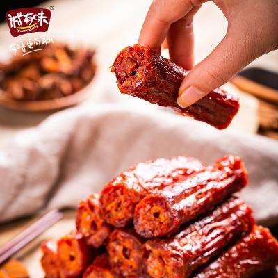 China Hot selling chewy spicy flavor roasted duck neck meat type snacks for sale