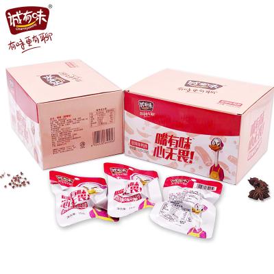 China Chinese exportor spicy flavor duck neck meat food for leisure for sale