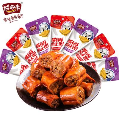 China Meat type product spicy duck neck snacks for travel energy supplement for sale