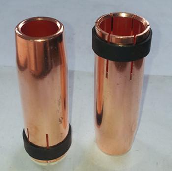 China Binzel type 501D nozzle copper one with Ring for sale