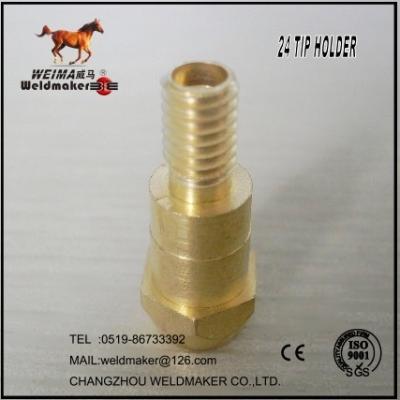 China 24KD Brass contact tip holder for sale