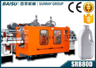Cina macchina SRB80D-3 720BPH dello stampaggio mediante soffiatura della bottiglia del latte di plastica di 500ml/1 litro poli in vendita