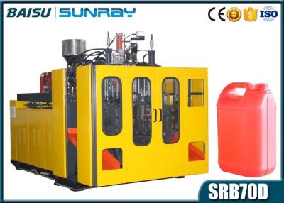 China Máquina de molde do sopro da extrusão do recipiente do sabão líquido 90 quilogramas que plastificam a capacidade SRB70D-1 à venda