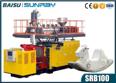 China Brinquedo plástico interno que faz a máquina, máquina de molde plástica do sopro do brinquedo do cavalo de balanço à venda