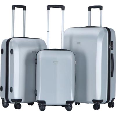 China Foreign Trade Luggage Student Trolley Cases Omnidirectional Wheels Travel Lock-Coded Suitcases Unisex Waterproof Spinner Wheels for sale