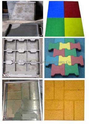 China Ce Iso 200t Four Column Rubber Tile Making Machine Vulcanizing Rubber Brick Making Machine for sale
