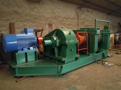 China 8mm Gap Reclaimed Rubber Refining Mill PLC Auto Controled for sale