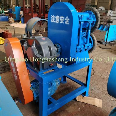 China 3kw Continuous Type Tire Strip Cutter For Cutting Waste Tire for sale