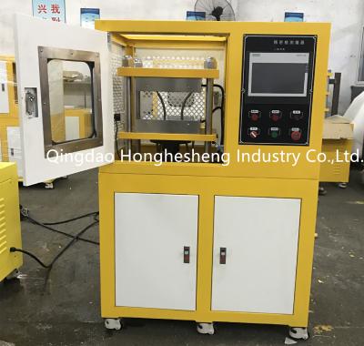 China Flat Vulcanizing Machine Laboratory With Automatic Touch Screen Type for sale