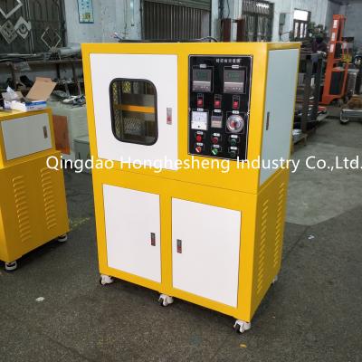 China Flat Vulcanizing Machine Laboratory With Automatic Touch Screen Type for sale