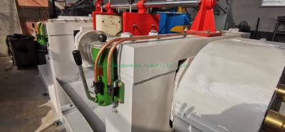 China Hard Tooth Bearing Rubber Two Roll Mixing Mill XK400 16inch Mixing Mill Machine for sale