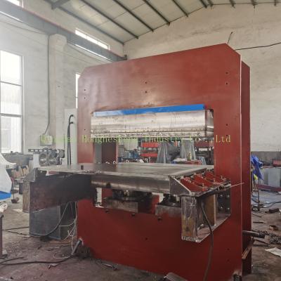 China Full Specification Frame Manual Mold Moving Vulcanizing Machine PLC Control 400T for sale