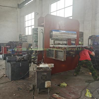 China Full Specification Frame Manual Mold Moving Vulcanizing Machine PLC Control 400T for sale
