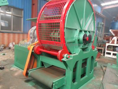 China Waste Tire Recycling Machine Whole Rubber Powder Making Line Tire Crusher Rubber Block Crusher for sale