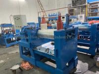 China Small Two Roll Open Rubber Mixing Mill Laboratory Scale PLC Control 380V for sale