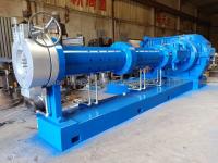 China Cold Feed Vacuum Rubber Extruding Machine Single Compound Microwave Vulcanization for sale