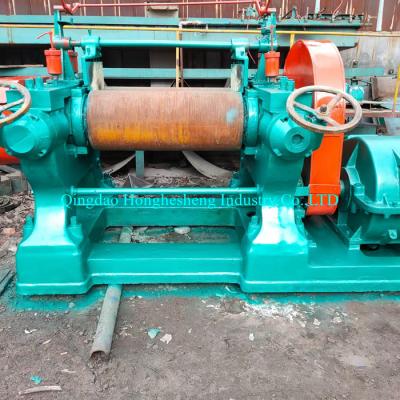China 55KW Second Hand Two Roll Open Mill Rubber Mixing Banbury Machine Rubber Mixer for sale