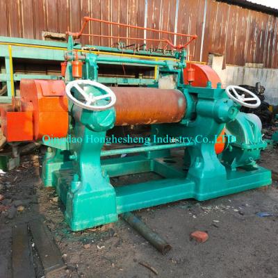 China 55KW Second Hand Two Roll Open Mill Rubber Mixing Banbury Machine Rubber Mixer for sale