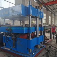 China Six Column Type Plate Vulcanizing Press Machine Steam Heating 600T for sale