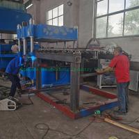 China Six Column Type Plate Vulcanizing Press Machine Steam Heating 600T for sale