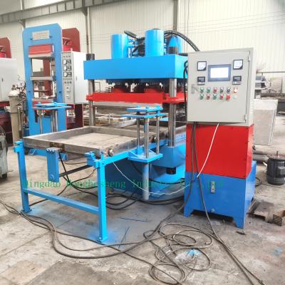China Rubber Floor Tile Making Machine 1080*1080 plate size for sale