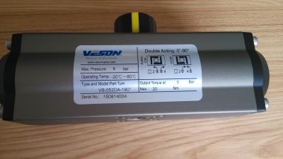 China 3 Position Double Acting Pneumatic Actuator Three Way Valve 3SPDT Valve Postion for sale