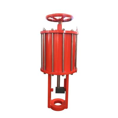 China Linear Pneumatic Valve Actuator Pneumatic Linear Valve Actuator Automating most types of rising stem valve for sale