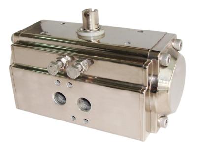 China Nickel Plated Pneumatic Actuator with ISO5211/DIN3337 and VDI/VDE3845 Standards for Low Pressure Applications for sale