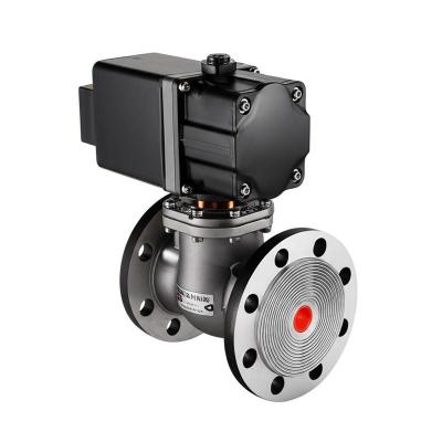 China Electric Actuated Ball Valve with 60Nm Output Torque IP67 Enclosure and Aluminum Alloy Housing for Motorized Valve Applications for sale