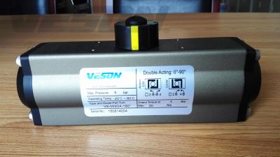 중국 두배로 수평선상 공기 에어 액츄에이터 PTFE를 행하는 것 높은 / 저온을 코팅했습니다 판매용